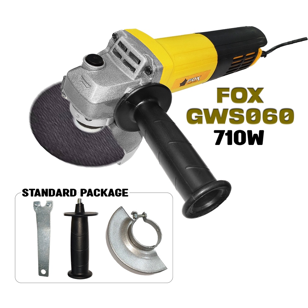 FOX 710W/720W/780W Angle Grinder Tool Metal Cutter Woodworking Tool ...