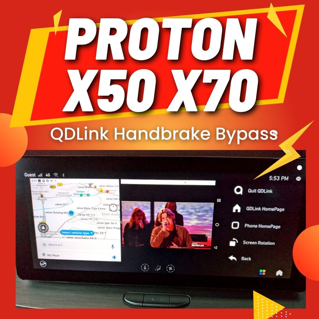 Proton X50 X70 Iriz Persona QDLink ATLAS Handbrake Bypass Youtube Video ...