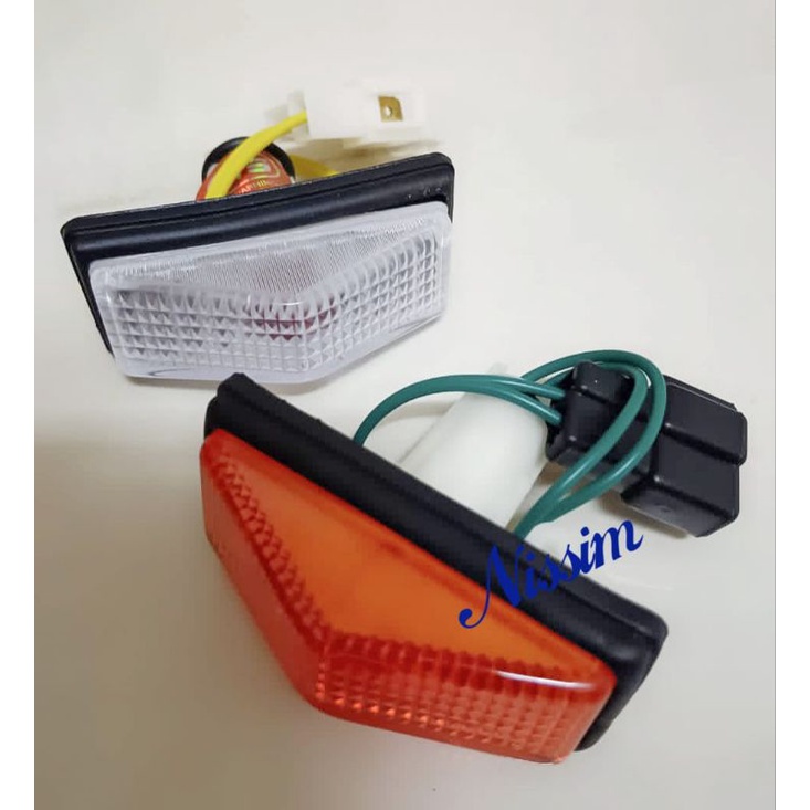 Mudguard Lamp Saga,Iswara,Lmst (white or yellow)(fender lamp) | Shopee ...