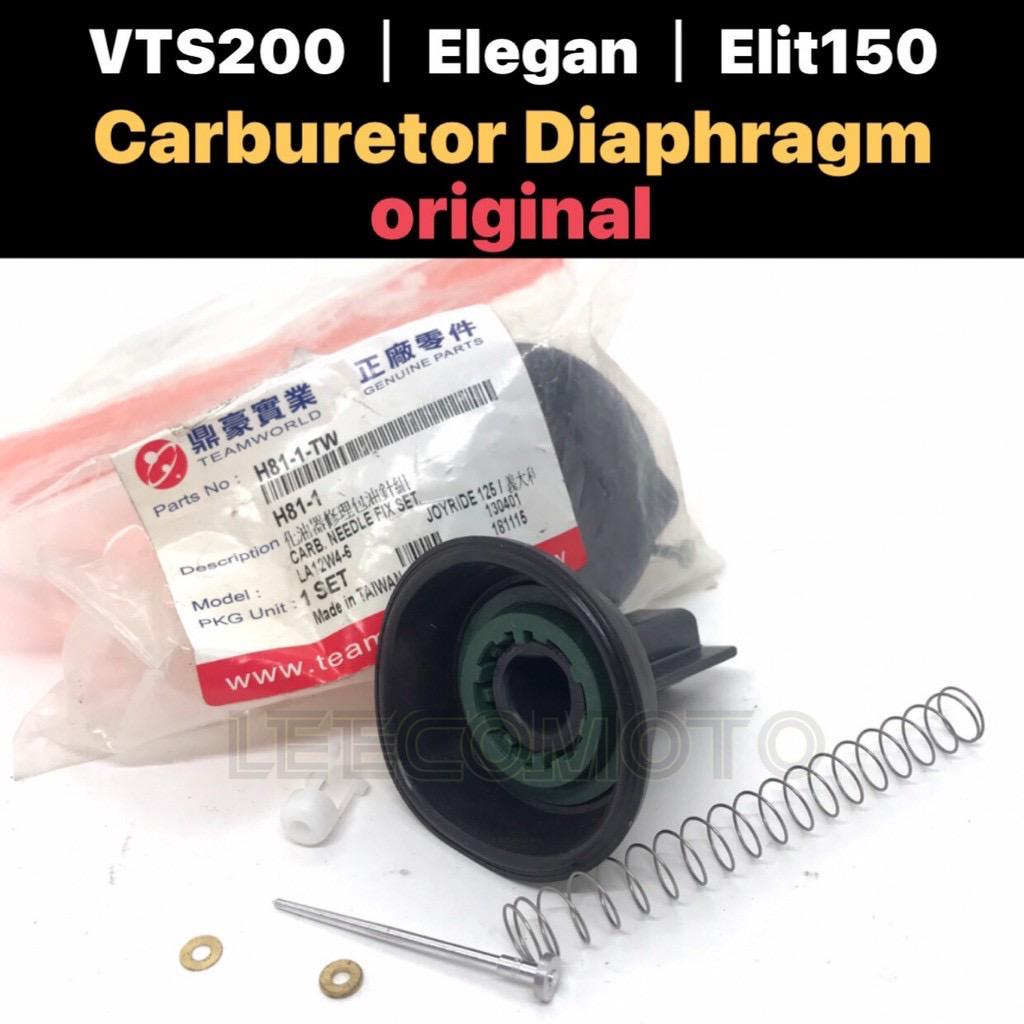 SYM VTS200 VTS 200 ELEGAN ELIT 150 DIAPHRAGM ORIGINAL H81-1 CARBURETOR ...