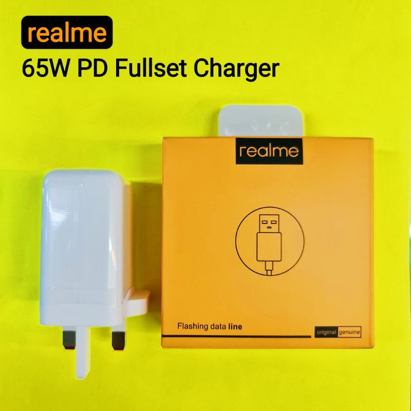 Realme Book i3 i5 Laptop 65W Fullset Charger With 1.8m Type-C To C USB ...