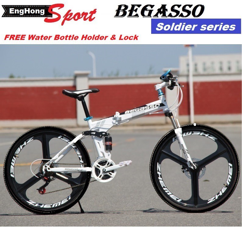 Begasso Sport FOLDING Bike (Tri blade) Foldable Bike 26inch mountain ...