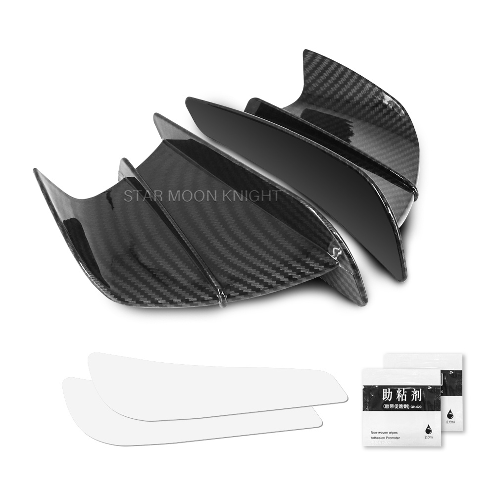 Motorcycle Winglet Aerodynamic Wing Kit Spoiler For Suzuki Hayabusa GSX ...