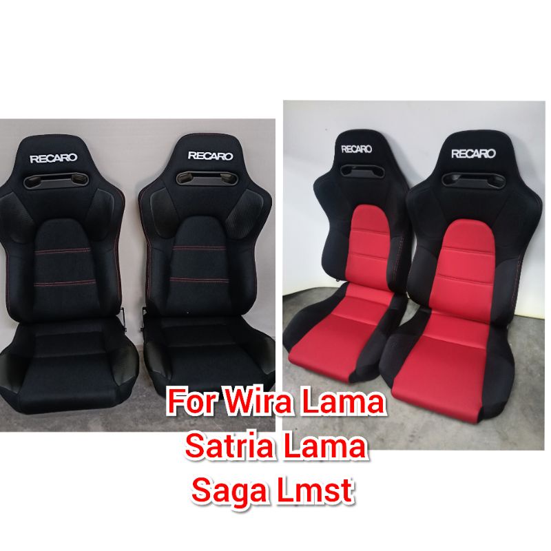 Recaro Bucket Seat for Wira,Lama Satria, Saga Lmst.Waja, Persona lama ...
