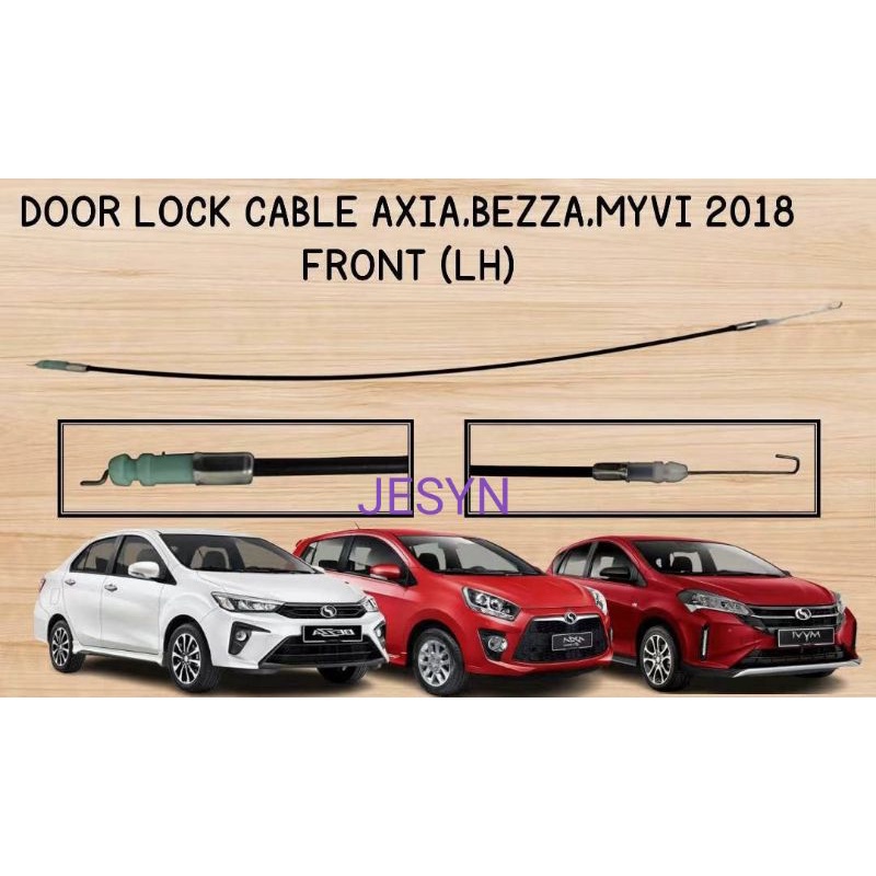 PERODUA AXIA,BEZZA,MYVI 2018 DOOR LOCK CABLE LOCKING CABLE LOCK ...