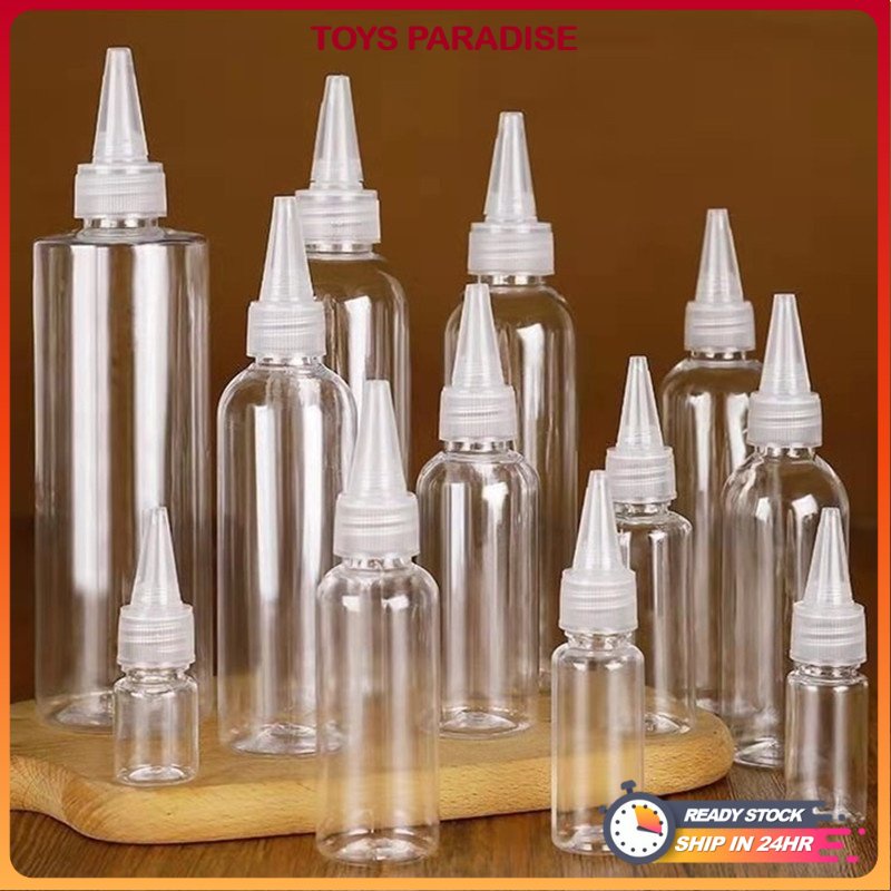[Malaysia Stock] Transparent Clear Plastic Squeeze Dropper Bottle ...