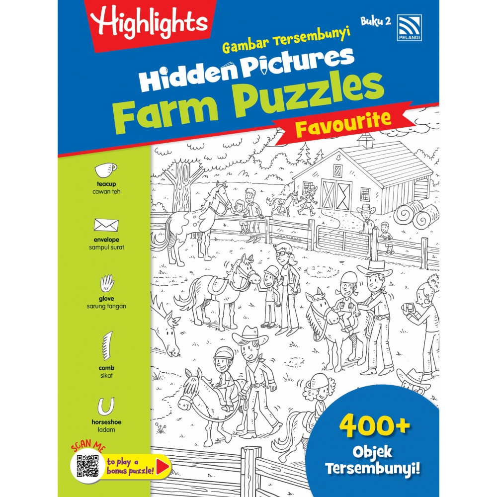 [FUNBOOK] Highlights Gambar Tersembunyi Hidden Pictures Space / Farm ...