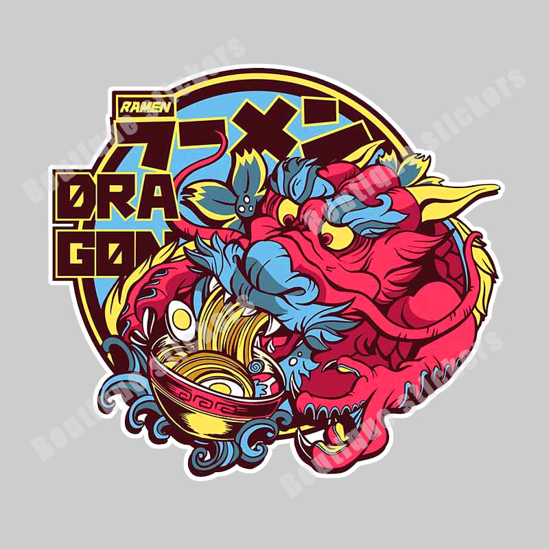 Japanese Samurai Culture Ninja Skull Car Sticker PVC Waterproof Vinyl ...