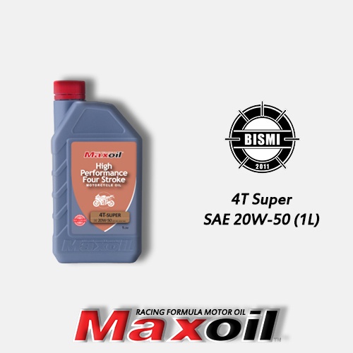 Maxoil 4T Super 20W50 SG/CD (1L) | Shopee Malaysia