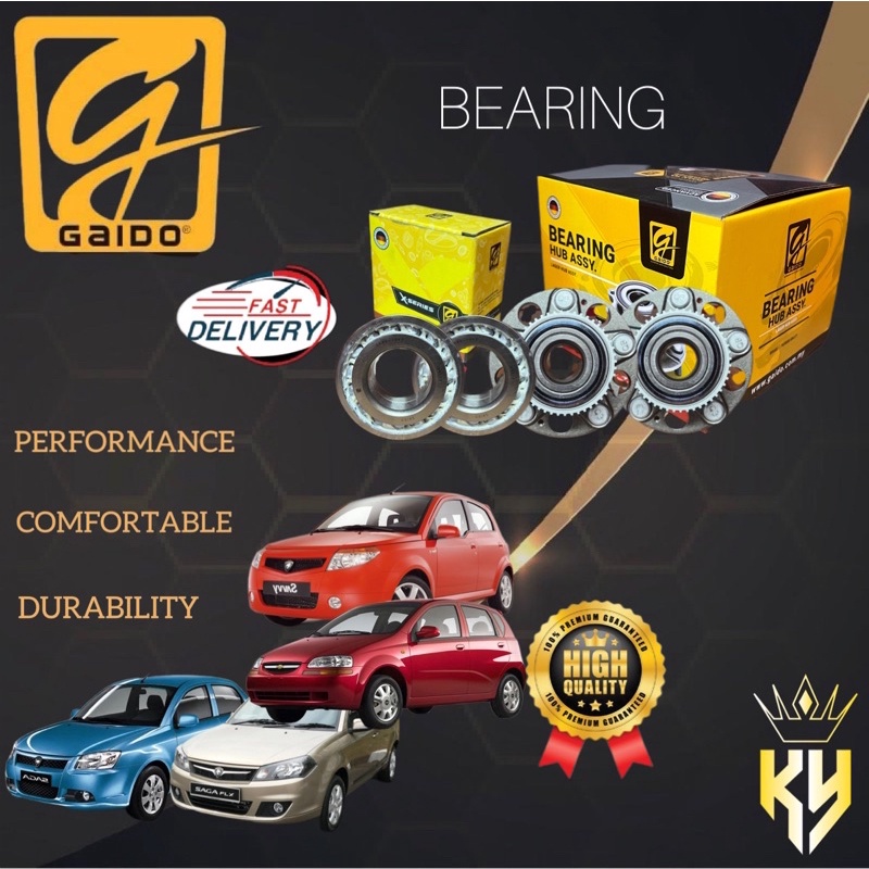 GAIDO BEARING PROTON SAVVY, SAGA BLM, CHEVROLET AVEO SIX MONTH WARRANTY ...