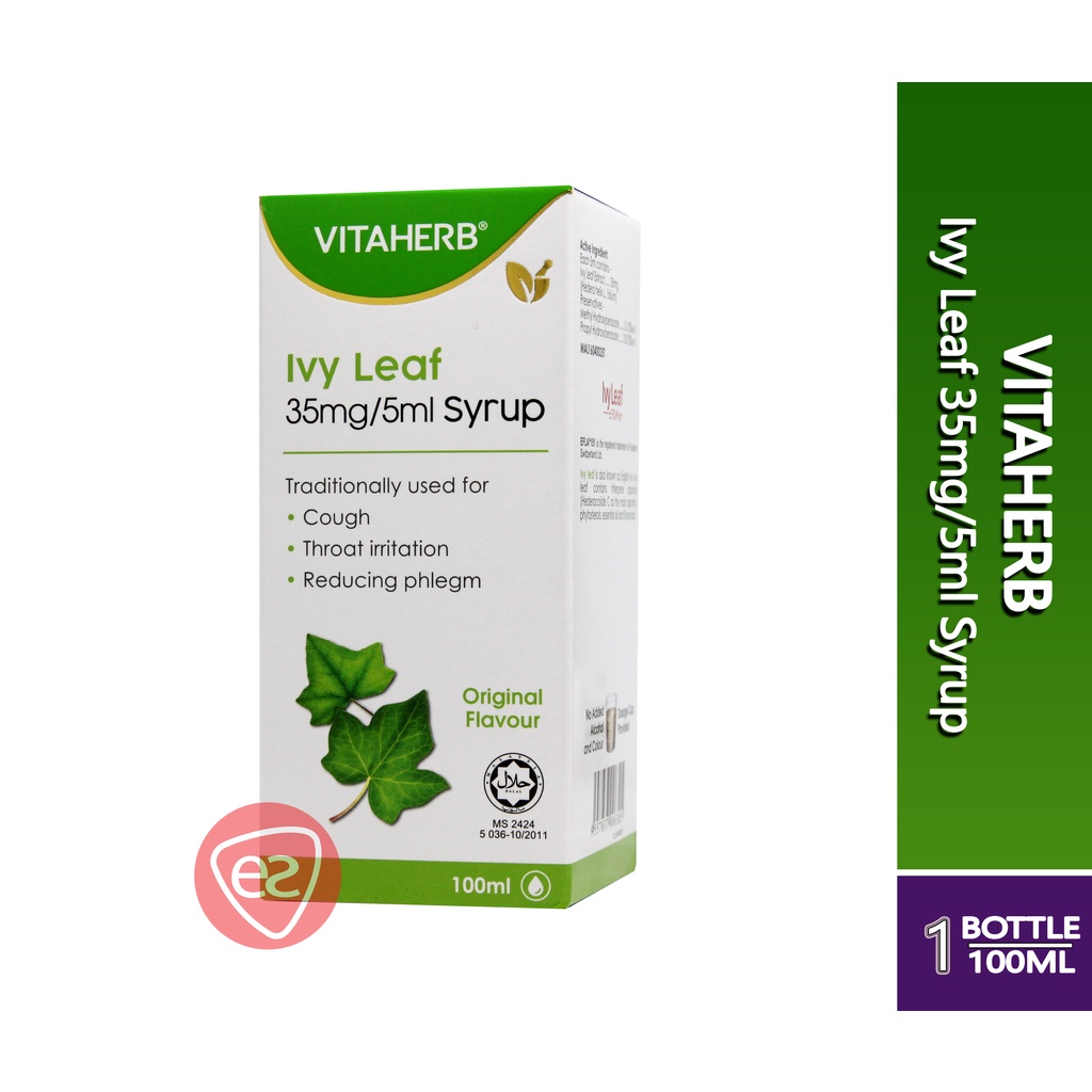 VITAHERB IVY LEAF 35MG/5ML SYRUP ORIGINAL FLAVOUR | Shopee Malaysia