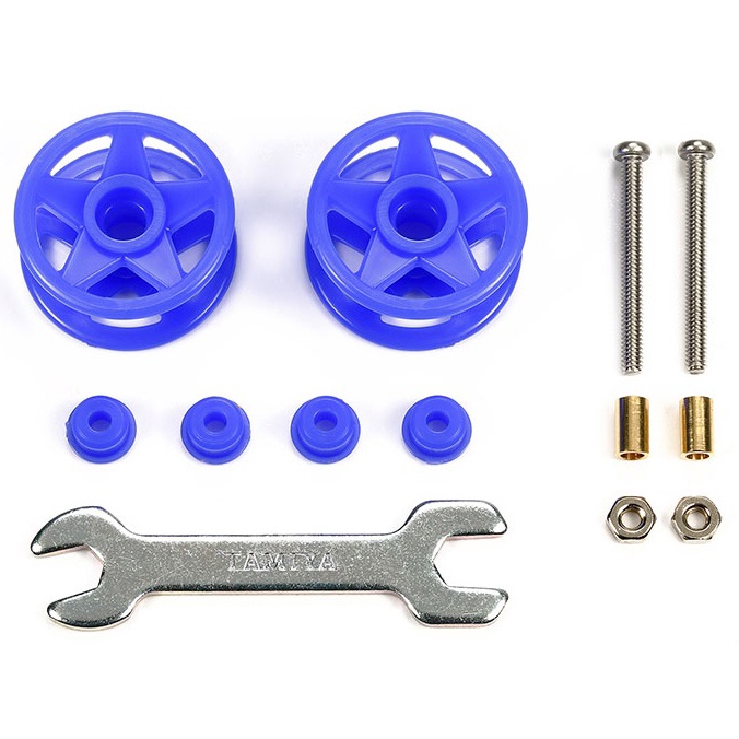 Tamiya Low Friction Plastic Double Rollers (Blue/19-19mm) | Shopee Malaysia