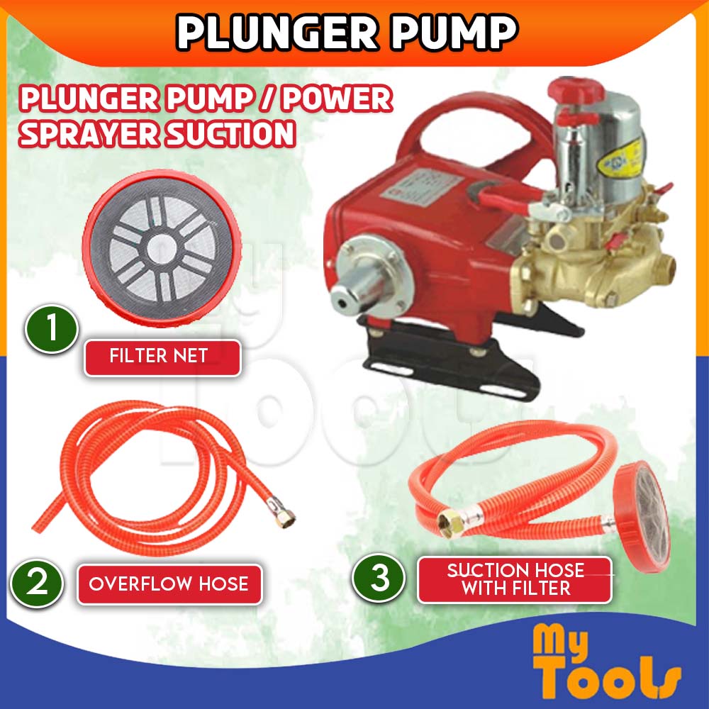 Plunger Pump / Power Sprayer Filter Net Overflow Suction Hose Ogawa ...