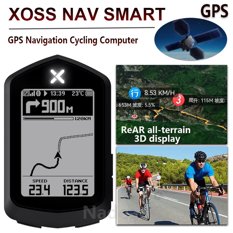 行者辰 XOSS NAV 2022 GPS bike computer navigation wireless intelligent ...