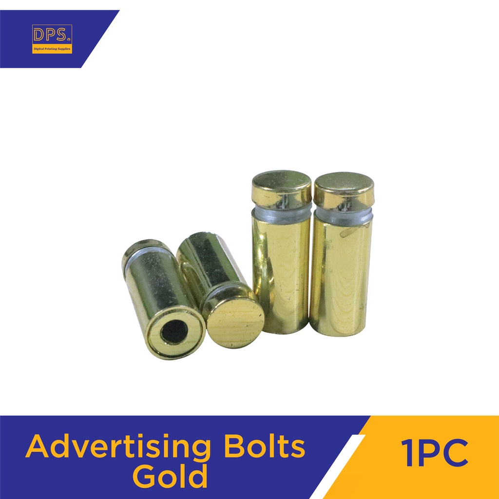 DPS Gold Advertising Bolts 12x30 l 19x30 l 16 Bolts Mount Sign Acrylic ...