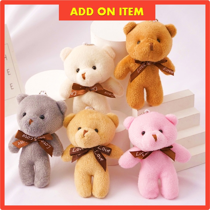 [Add-On Gift Box] Mini Plush Teddy Bear for Giftbox Teddy Bear Plush ...