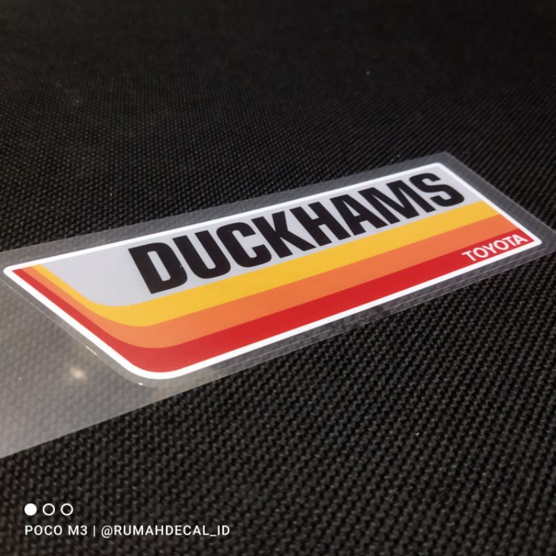 Toyota Duckhams Sticker | Shopee Malaysia