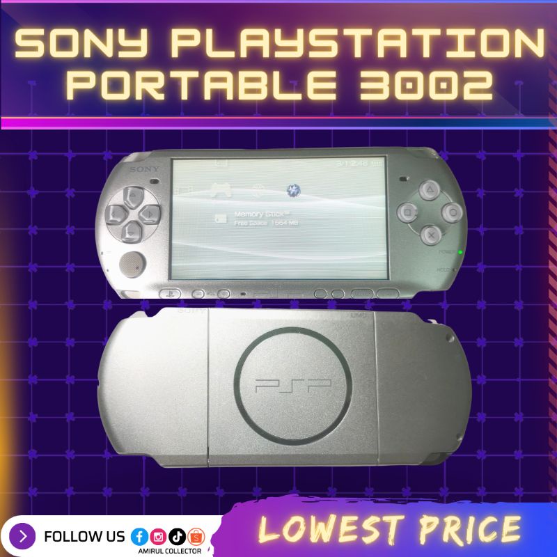 Sony PSP 3002 Silver Limited Edition | Shopee Malaysia