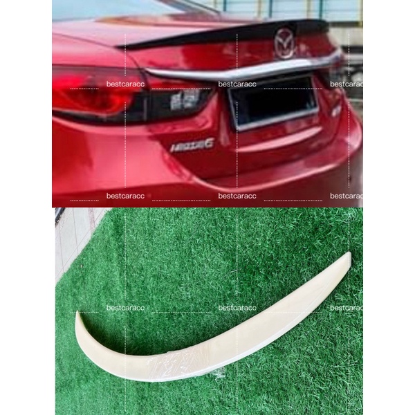 SPOILER MAZDA 6 LIP DUCK TAIL TRUNK WIND ABS MATERIAL READY STOCK TRUNK ...