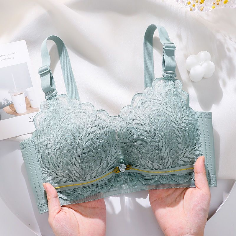 Small breasts women bra push up no rims look bigger beautiful back ...