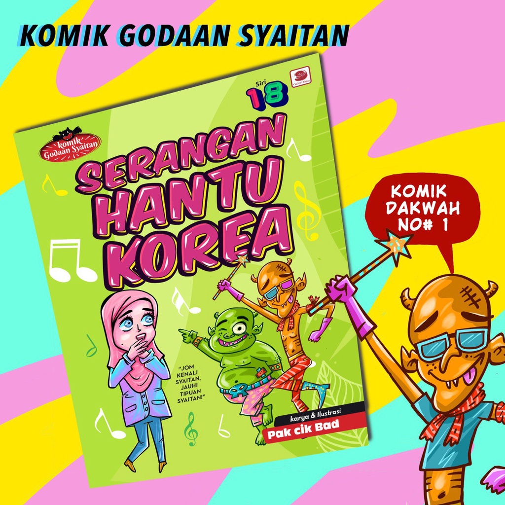 komik godaan syaitan SERANGAN HANTU KOREA pakcikbad | Shopee Malaysia