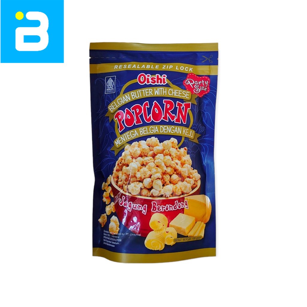 Oishi Popcorn Belgian Butter With Cheese 100 G | Shopee Malaysia