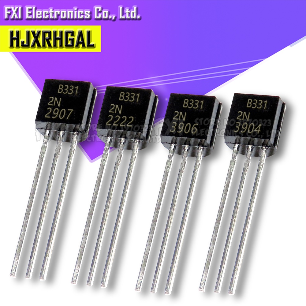 100pcs 2N2222 2N222A TO-92 TO 92 Transistor 2N2907 2N3904 2N3906 2N4401 ...