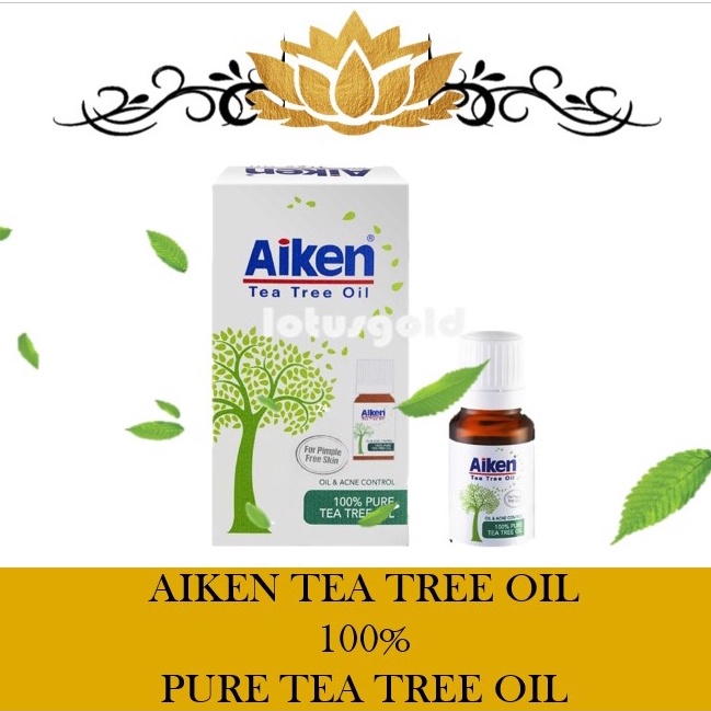 AIKEN TEA TREE OIL 100% PURE TEA TREE OIL 10ML | Shopee Malaysia