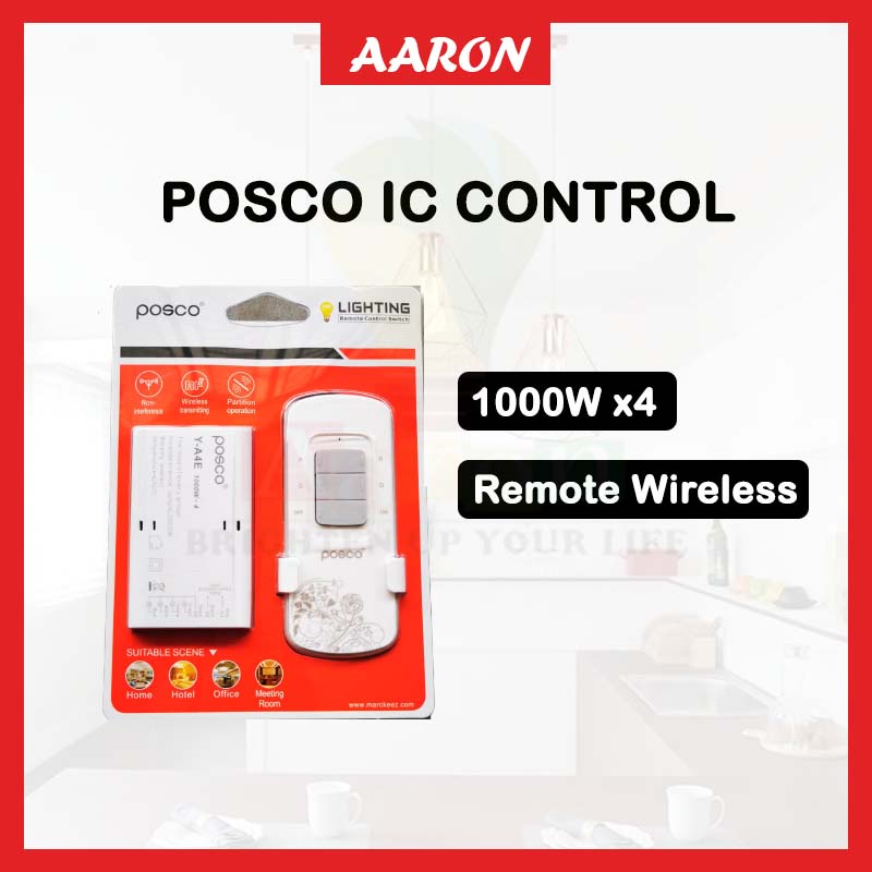 POSCO LIGHTING CONTROL SWITCH / POSCO TOMATO REMOTE CONTROL SWITCH P-6 ...