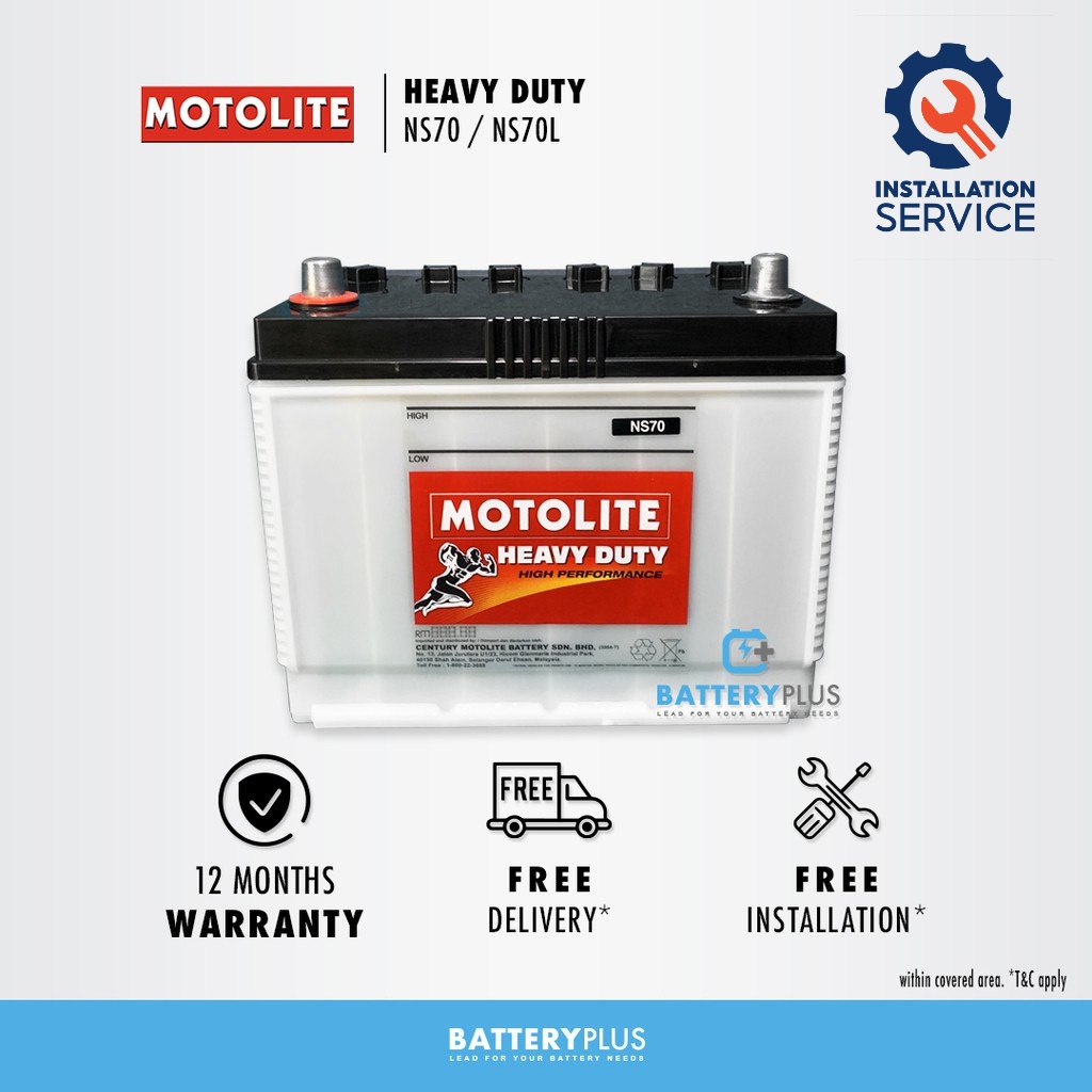 [ Installation Provided ] NS70 | NS70L Century Motolite (Wet) Car ...