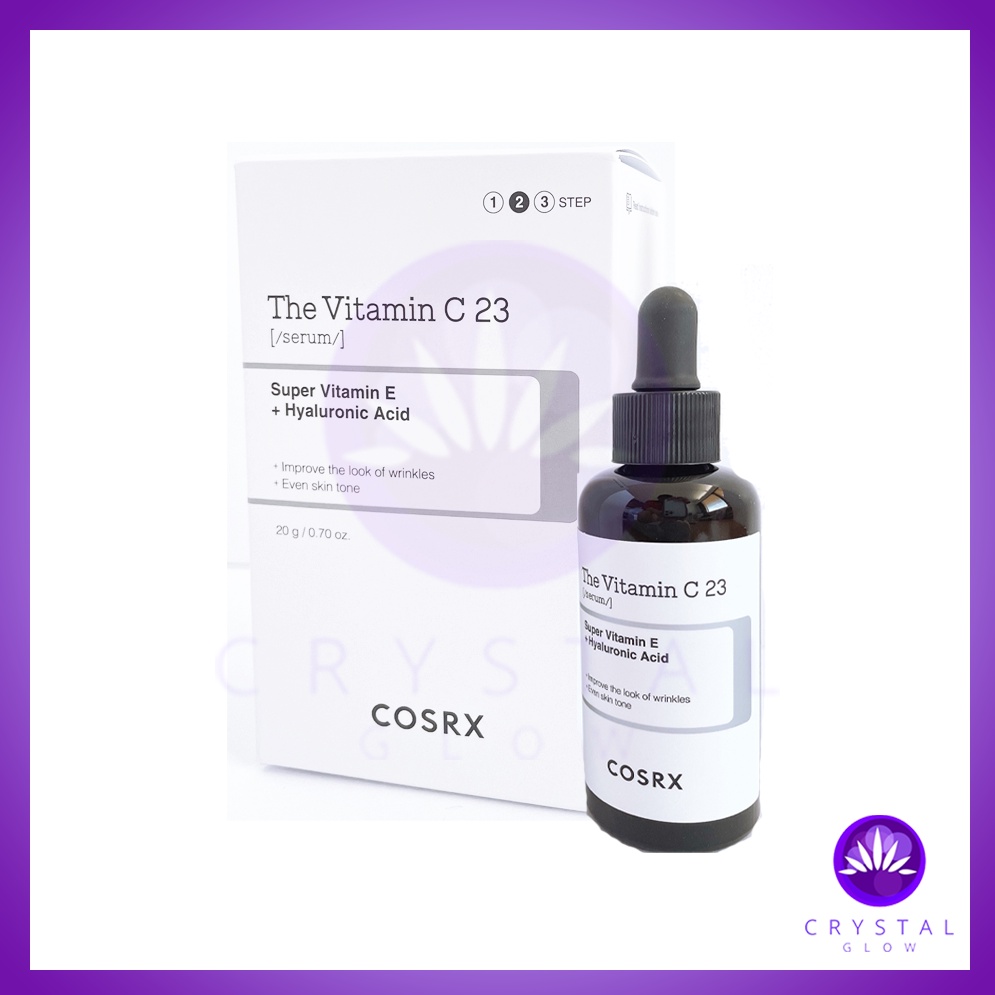 COSRX The Vitamin C 23 / 13 / Niacinamide 15 / Hyaluronic Acid 3 Serum 20g [CRYSTAL] | Shopee ...