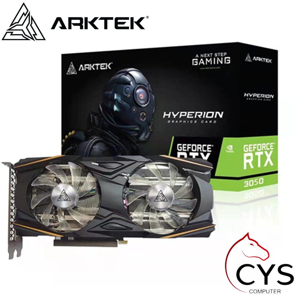 ARKTEK GEFORCE RTX 3050 HYPERION 8GB GDDR6 128BIT | Shopee Malaysia