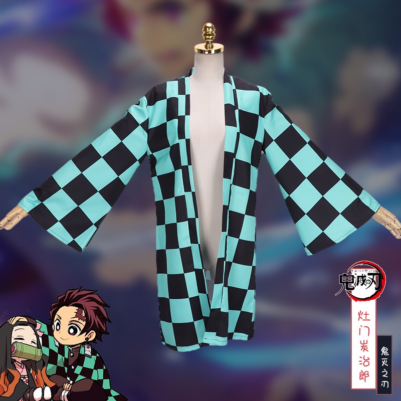 Anime Demon Slayer Cosplay Kimono Kimetsu No Yaiba Costume Agatsuma ...
