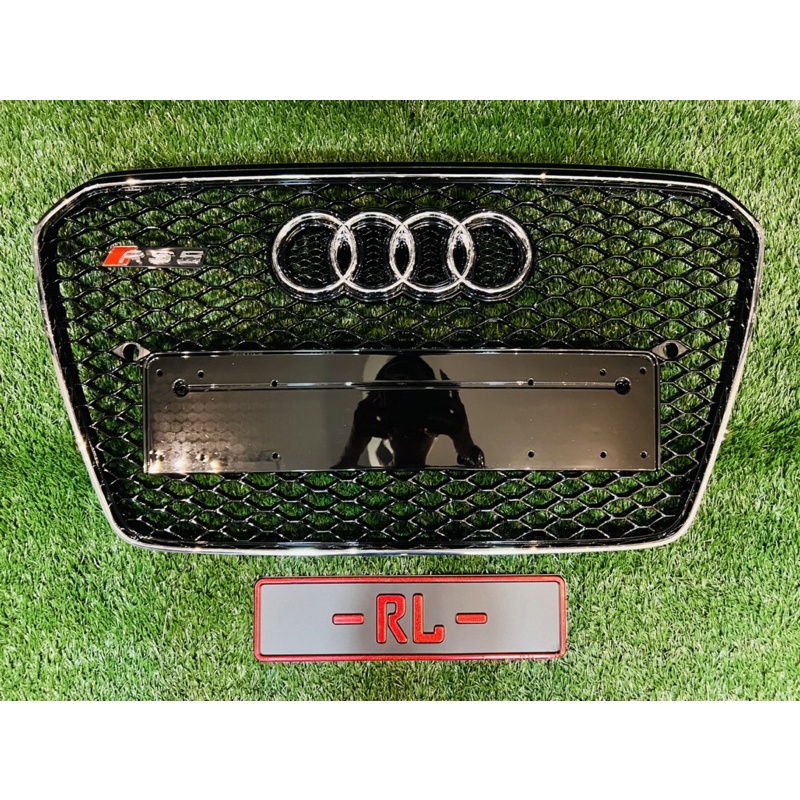 Audi A5 RS B8 B8.5 sedan coupe RS5 front grille grill sarung emblem ...