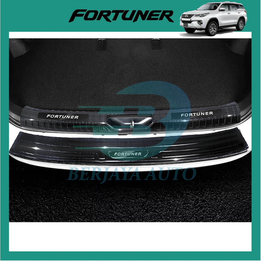 Toyota Fortuner Rear Bumper Protector Scuff Plate Trim Cover For ...