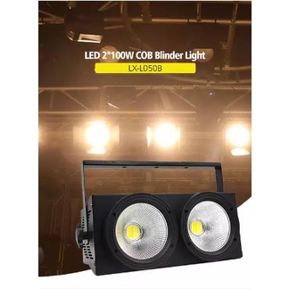 Selangor Stocks/200W Stage COB Light , 2 Eyes LED Blinder Light Warm/White, COB LED Blinder ...