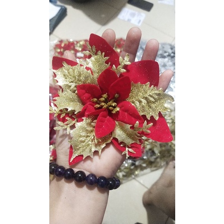Bag Of 10 Decorative Original Flowers Of CNY Colors | Shopee Malaysia