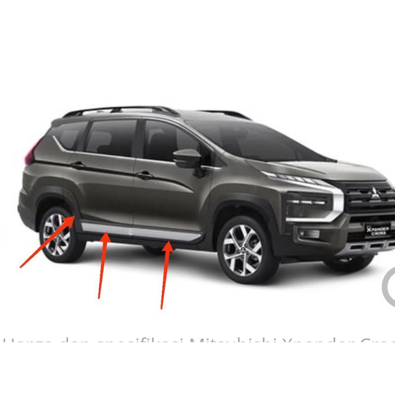 List of original 2022 Xpander cross Facelift lower side bodies | Shopee ...