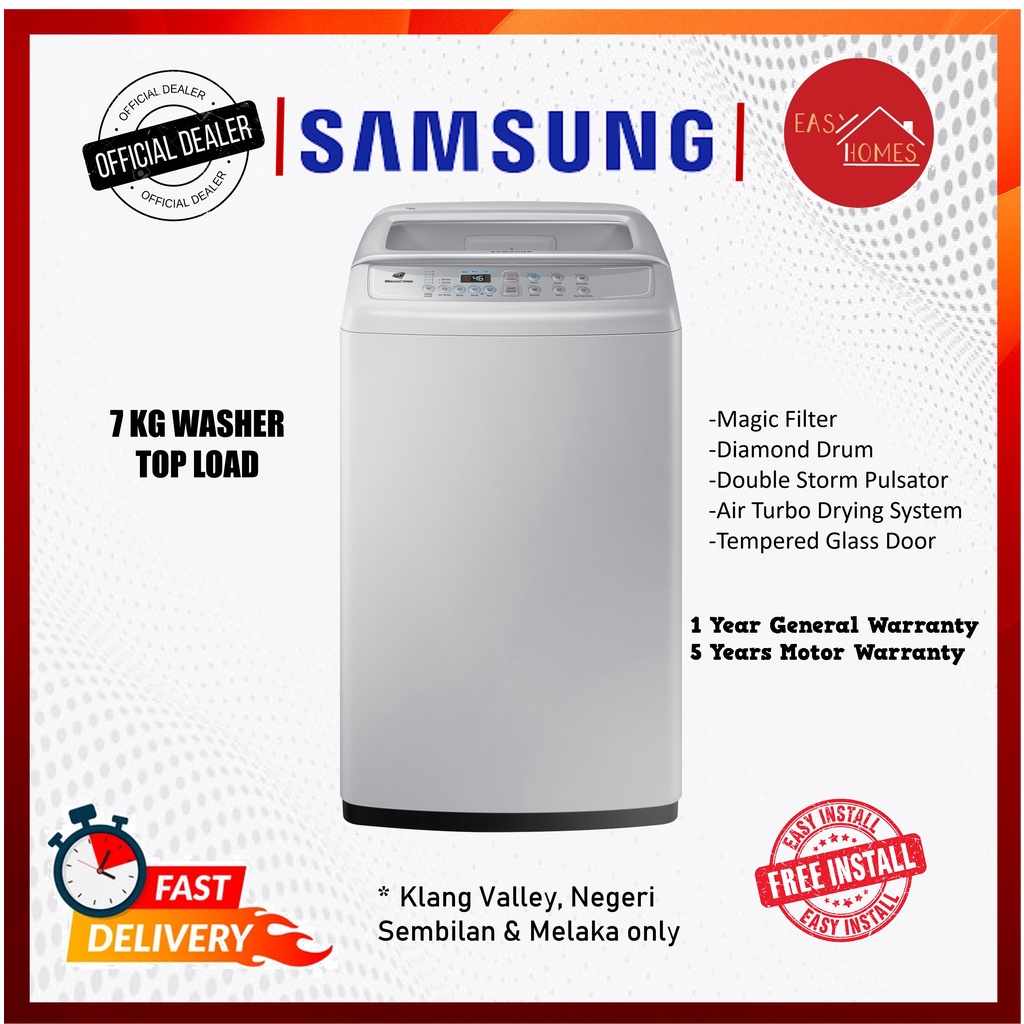 SAMSUNG WASHING MACHINE 7.0KG WA-70H4000 | Shopee Malaysia