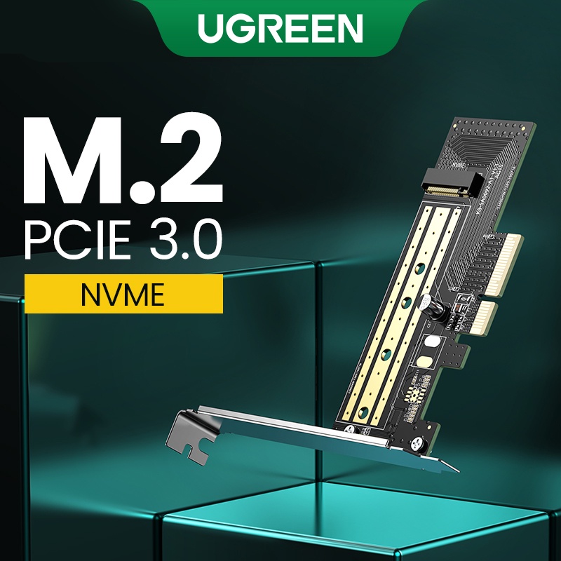 UGREEN PCIE to M2 Adapter NVMe M.2 PCI Express Adapter 32Gbps PCI-E ...