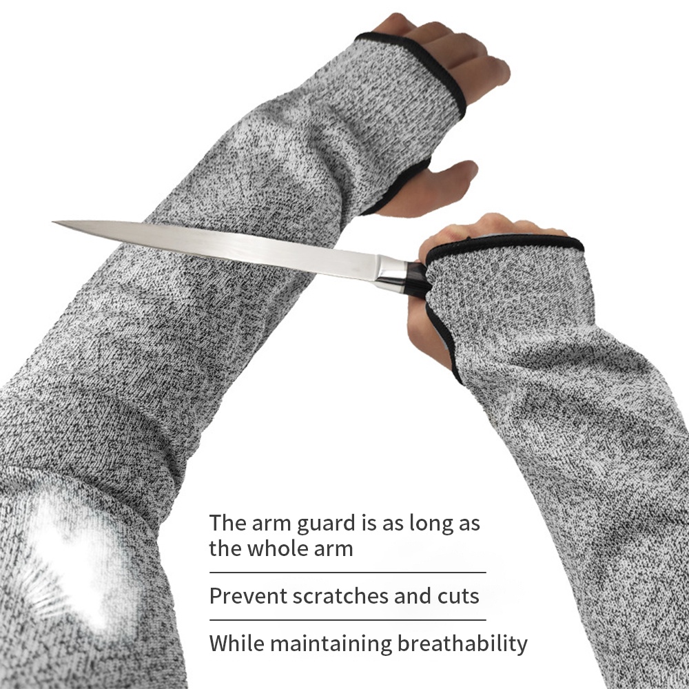 Worker protective arm sleeves anti-cut anti-scratch protective sleeve ...