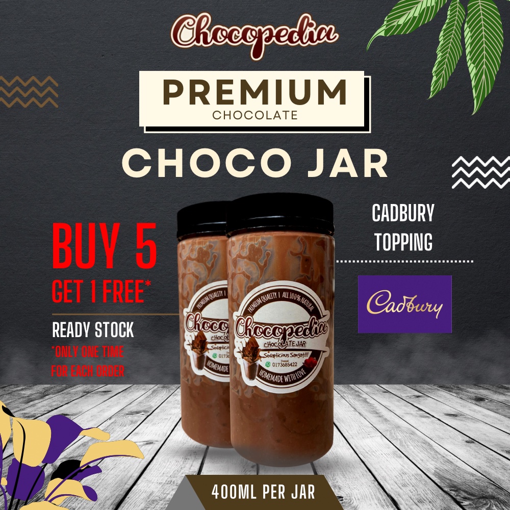 [NEW] [READY STOCK] Chocopedia Premium Choco Jar Crunchy Coco Crunch w ...