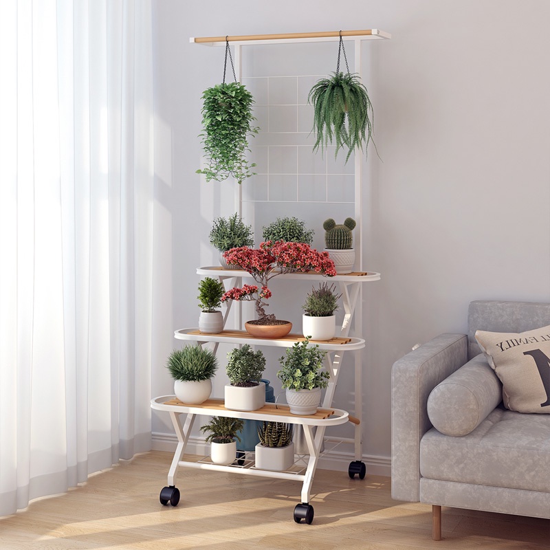 JS Rak Pasu Bunga Bertingkat Rak Pasu Bunga Outdoor Rack Flower Plant ...