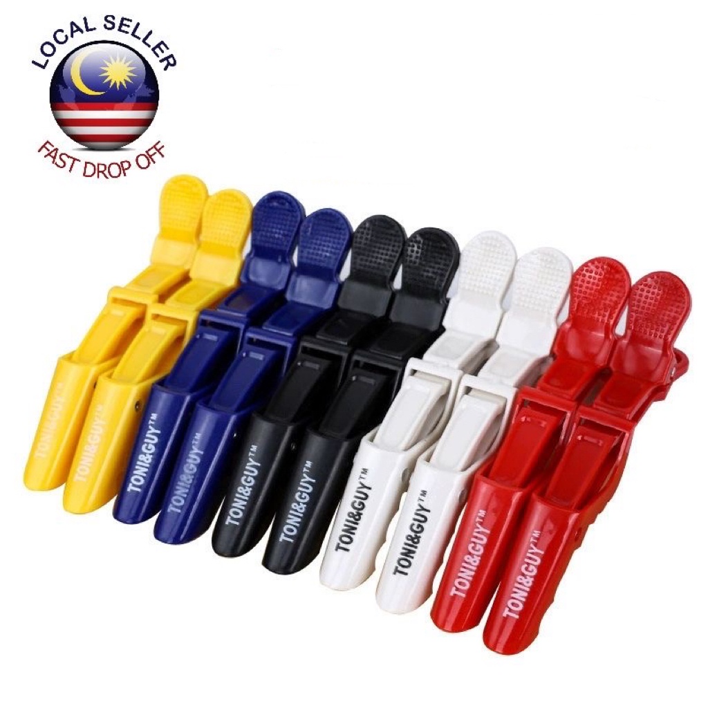 Sectioning Clips Plastic Hair Clamp Grips Hair dressing Styling salon ...