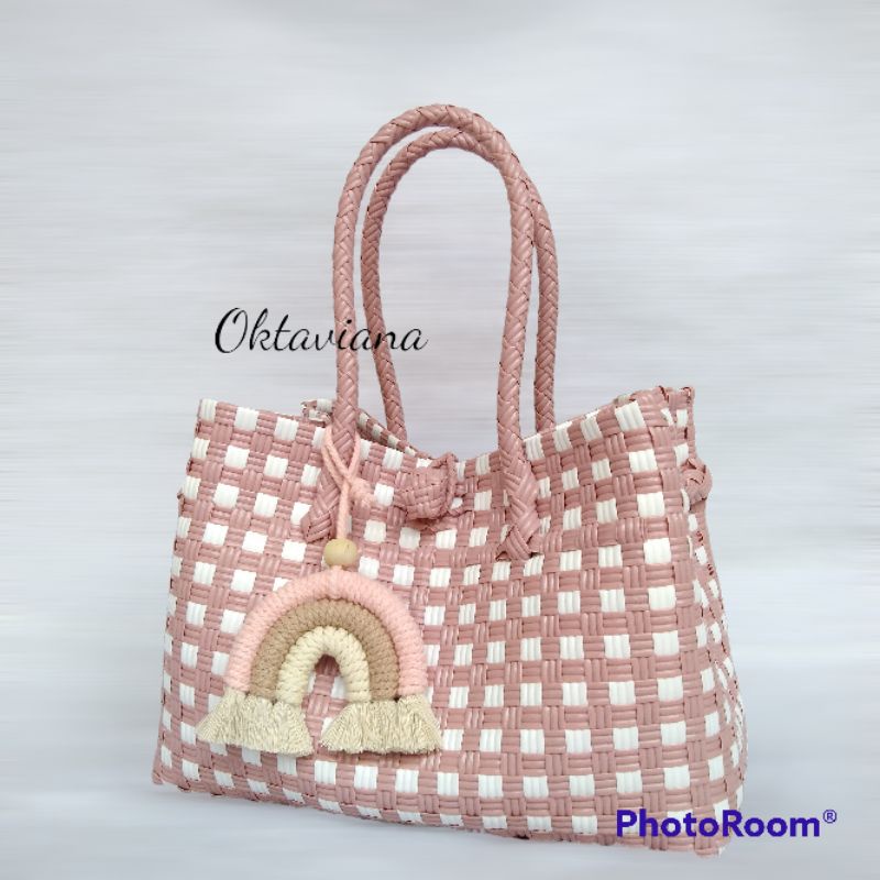 (FREE Satin SCARF) Petty Bag / Petty style jali Bag / premium jali jali ...