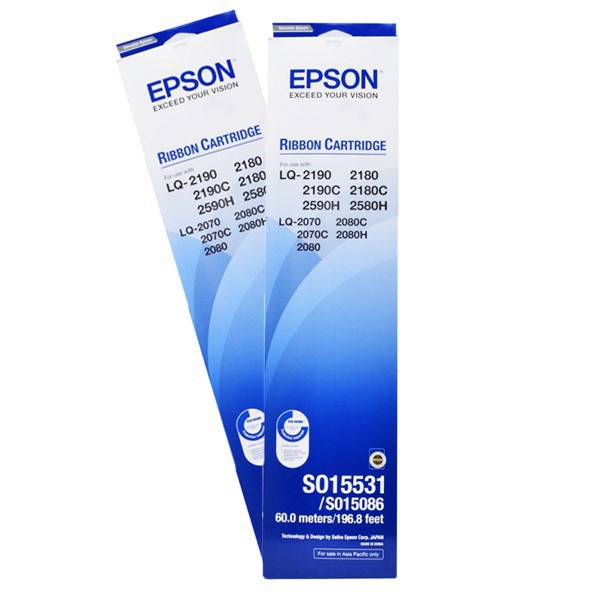 EPSON LQ-2190 RIBBON CARTRIDGE / S015531/ S015086/ RIBBON LQ2180 2580 ...