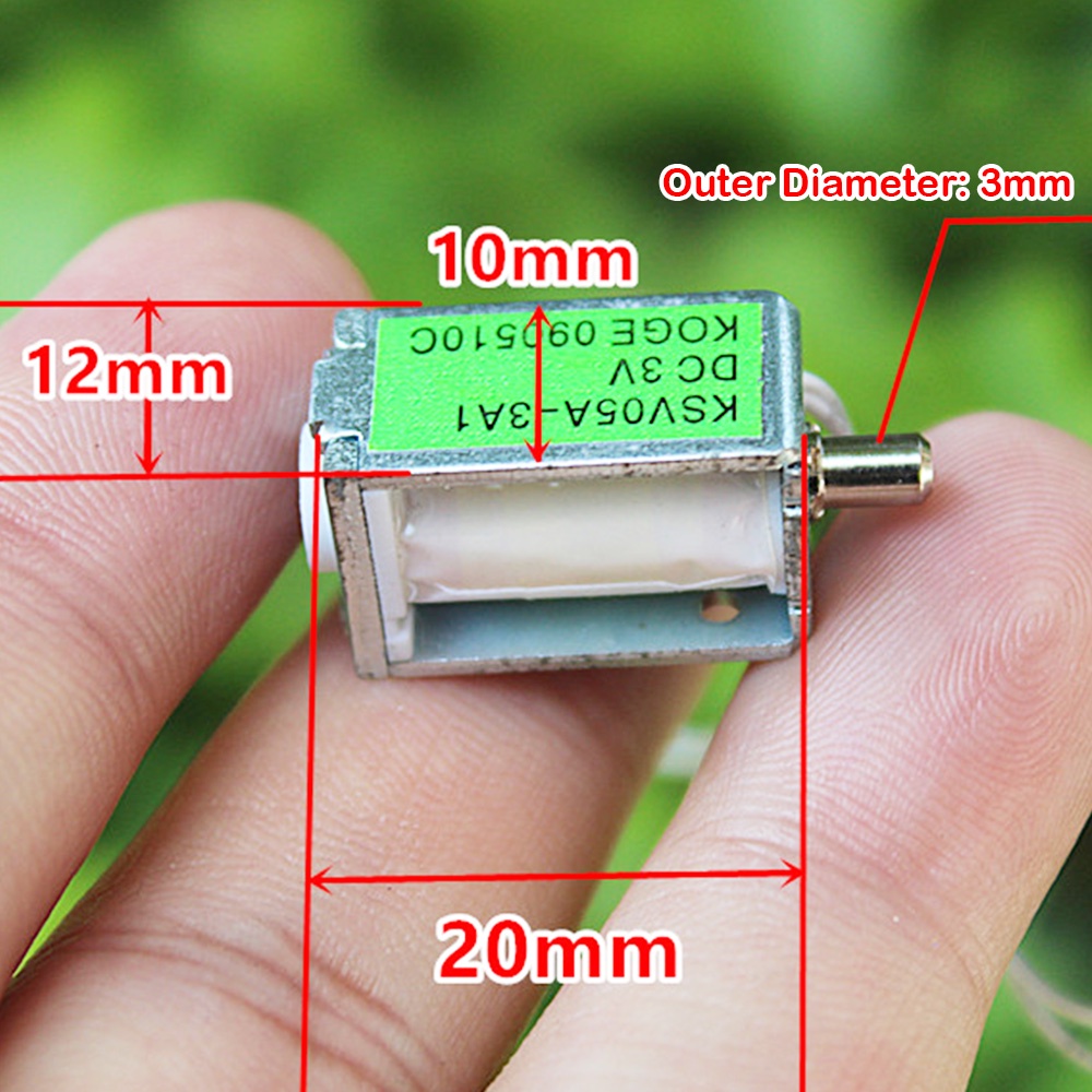 DC 3V Micro solenoid valve Normally open bleed valve mini exhaust valve ...