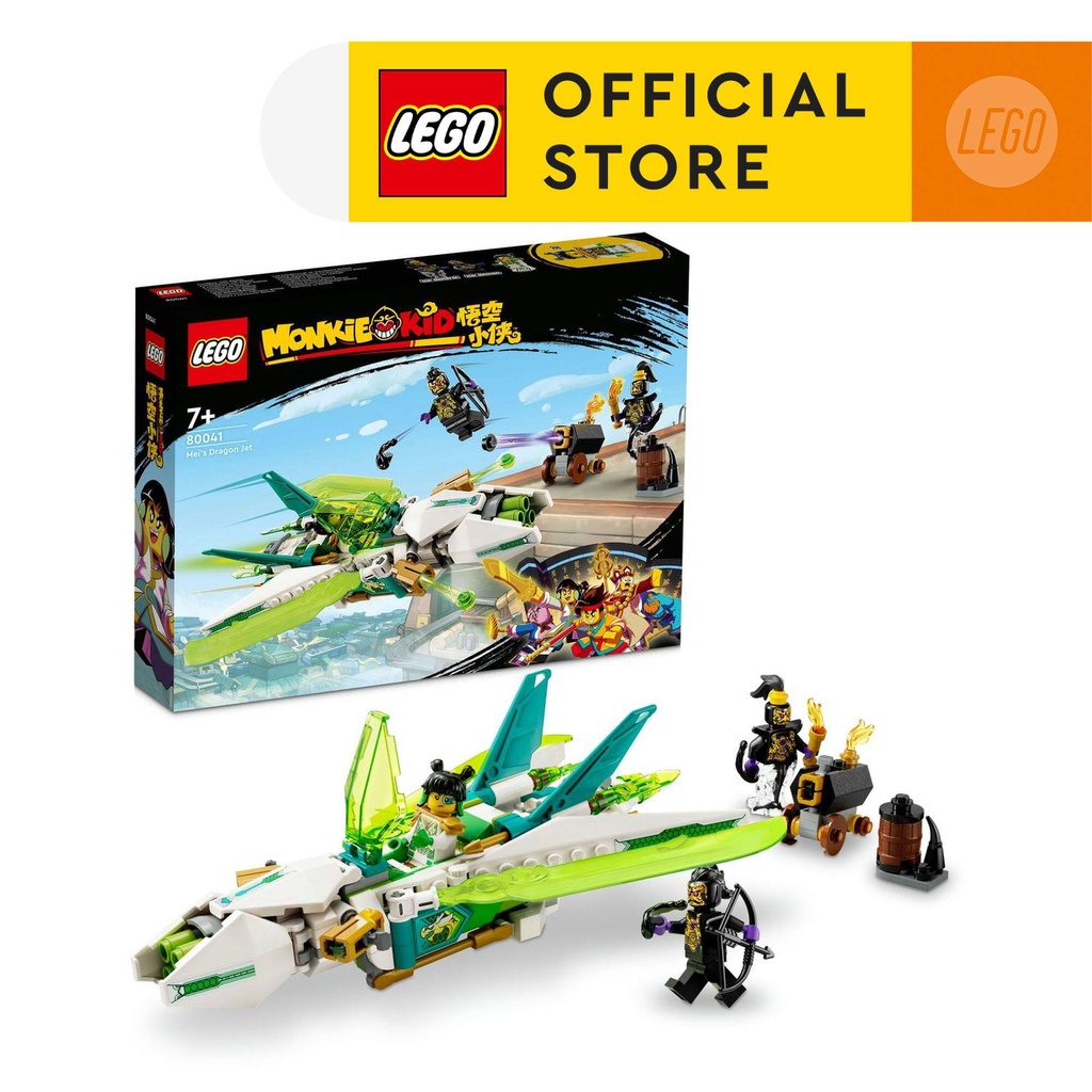 LEGO Monkie Kid 80041 Mei’s Dragon Jet Building Toy Set (246 Pieces ...