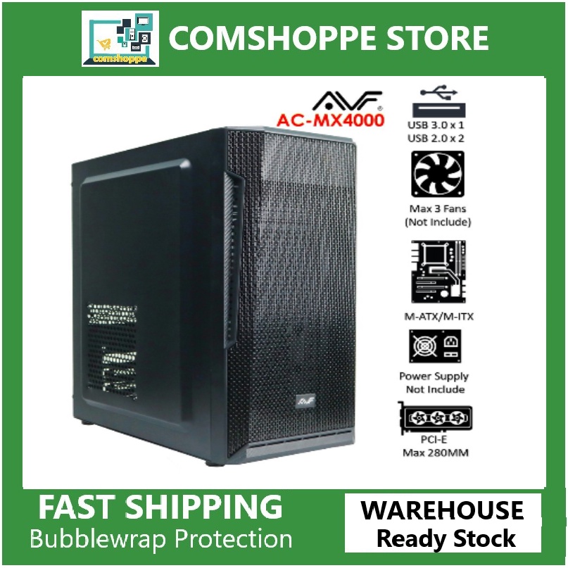 AVF AC-MX4000 Premium Micro ATX - PC Desktop Casing | Shopee Malaysia
