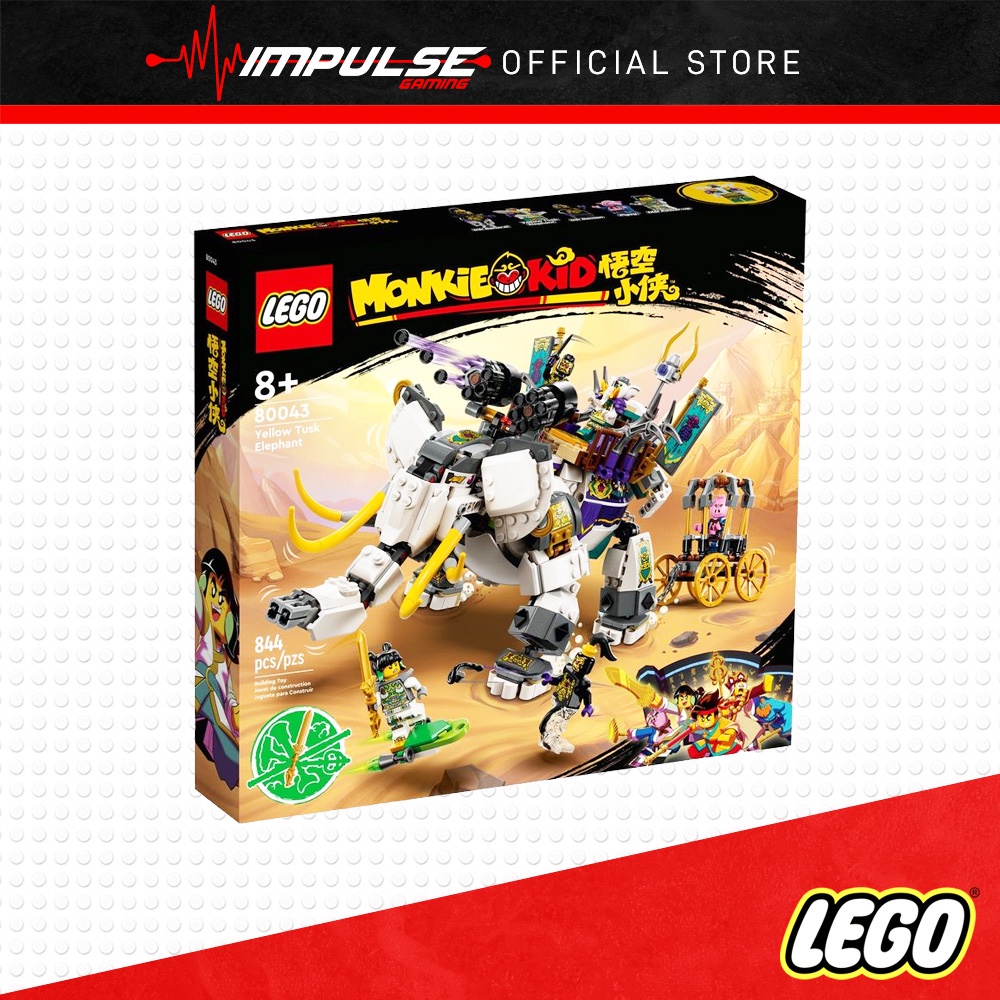 LEGO 80043 Monkie Kid - Yellow Tusk Elephant | Shopee Malaysia